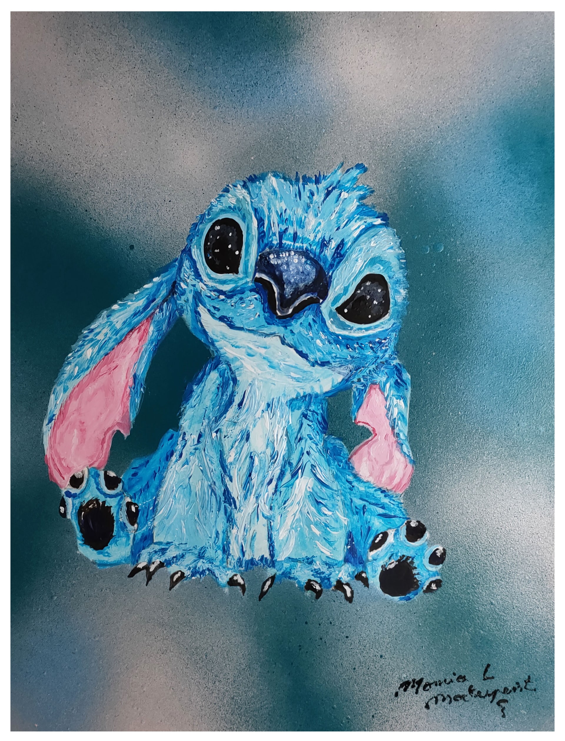 Poster A3 de Stitch - MATUPEINT.com